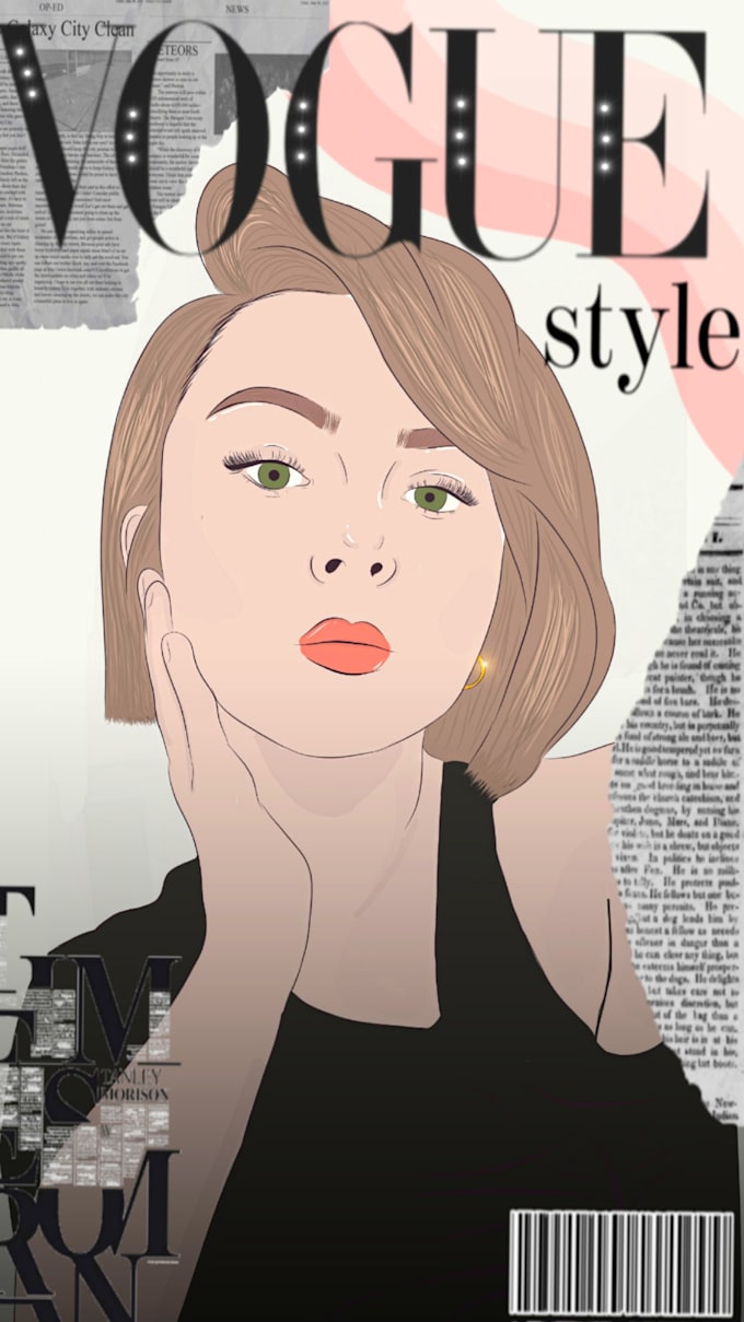 Draw your profile pic for insta by Alyna30 | Fiverr