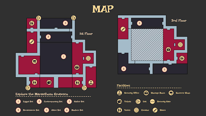 Draw a topographic map for your game by Nuikapa | Fiverr
