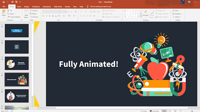 Design an animated professional slide presentation by Fnilvuwu | Fiverr
