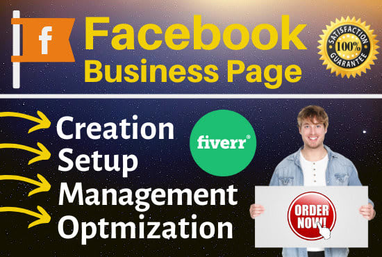 Create, setup and optimize facebook business page creation by Usmanhassan121 | Fiverr