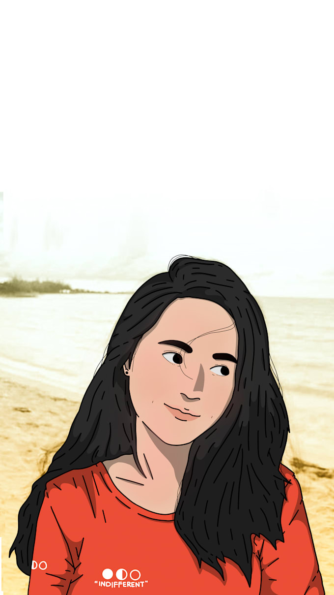 Draw your picture into a illustrated drawing by Aureliusaaron | Fiverr