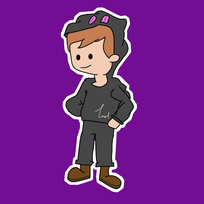 Make your minecraft skin into a cartoon art by Laigeldabear | Fiverr
