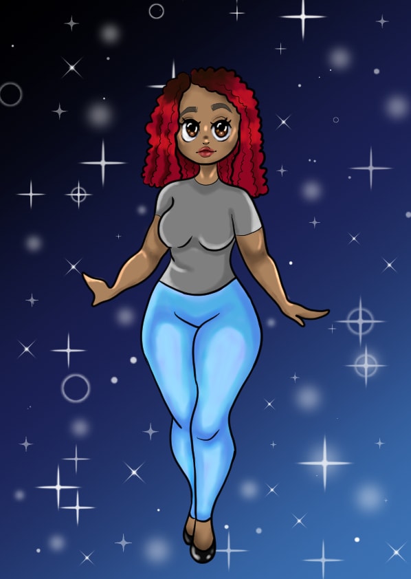 Create a custom full body digital drawing by Terrachuu | Fiverr