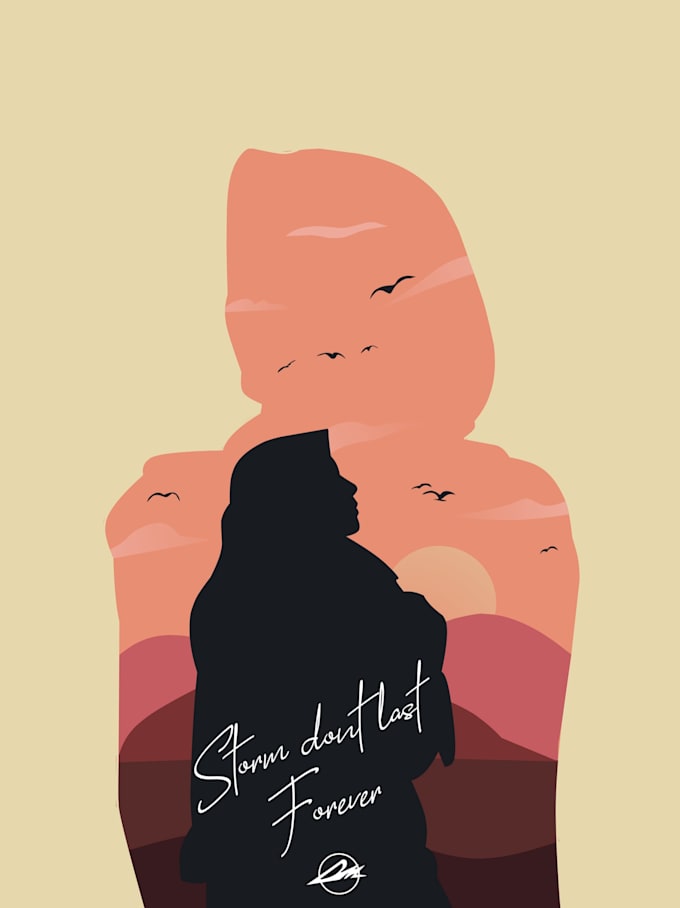 Draw vector potrait with style sunset from your photo by Danstrakle ...