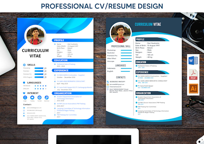 Make professional cv design by Derinside | Fiverr