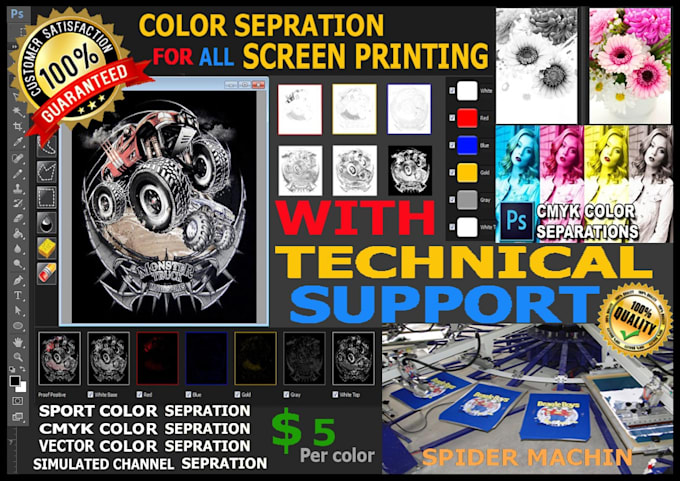 Do color separation for your screen printing within 2hrs by Emmasen ...