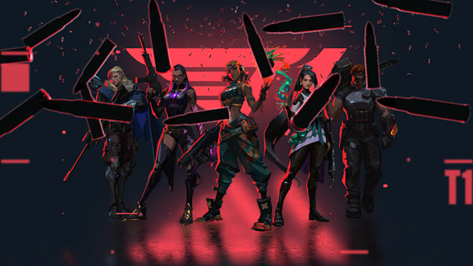 Make a valorant themed team video with transitions for you by ...