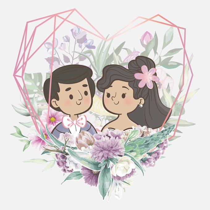 Illustrate custom chibi personal portraits by Inkandichorarts | Fiverr