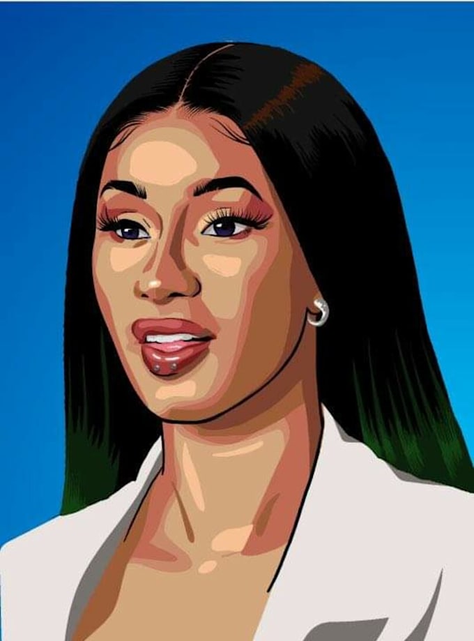 Make really cool pop up style portrait by Moumi31 | Fiverr