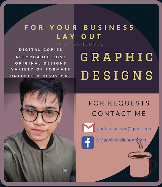 Do something about graphic designing by Marwinandam | Fiverr