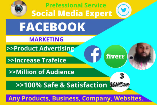 Do facebook promotion and instagram advertising by Redonuddin155 | Fiverr