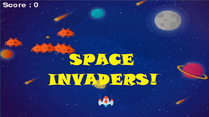 Make a 2d python game like space invaders with customization by ...