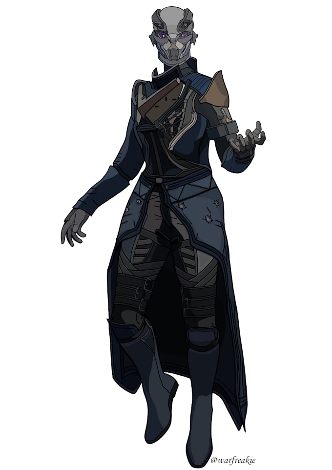 Create 2d character artwork and animation by Warfreakie | Fiverr