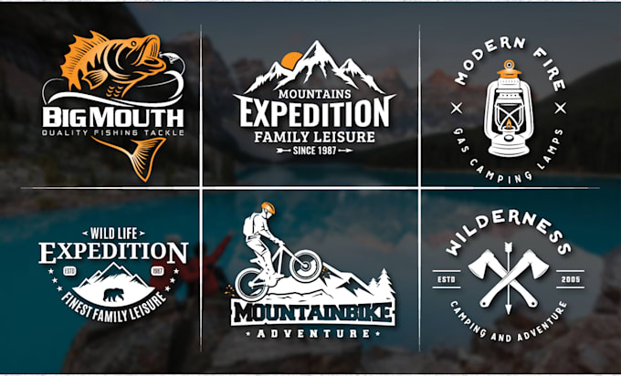 Create modern outdoor hunting biking and mountain logo by Sunshine ...