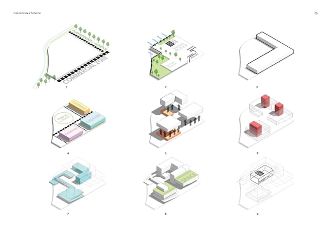Create isometric concept diagrams by Studiozeedee | Fiverr
