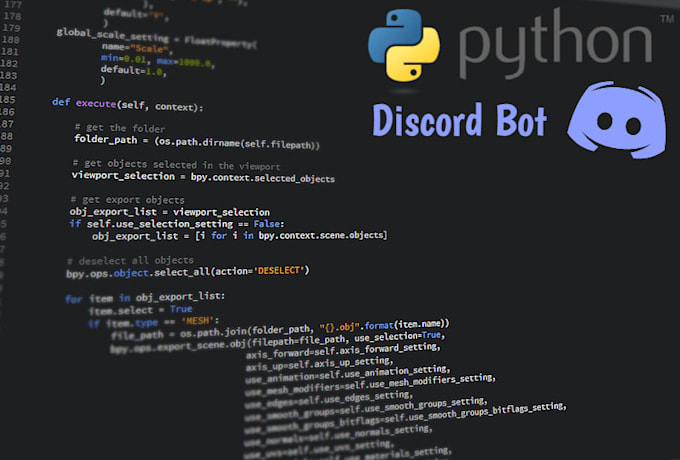 Discord bot with python and cheap prices by Chrisvin_ | Fiverr