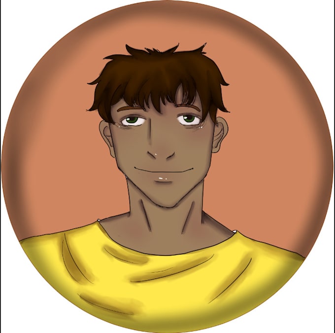 Draw for you a simple character in manga and webtoon style by ...