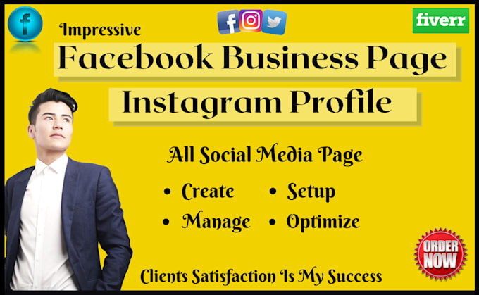 Set up customize facebook business page design by Bright_007 | Fiverr