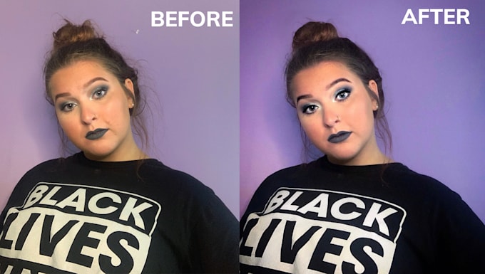Facetune your makeup photos for instagram by Danagileza | Fiverr