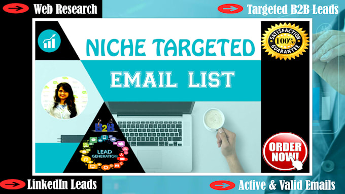 Find niche targeted email list,b2b lead generation for you by Shreee21 | Fiverr