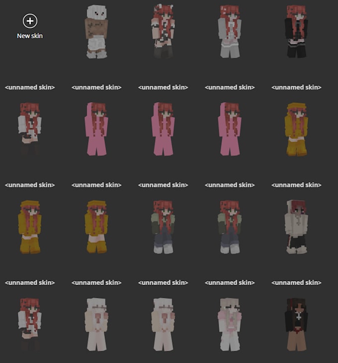 Make you a custom minecraft skin by Bellyrollz | Fiverr