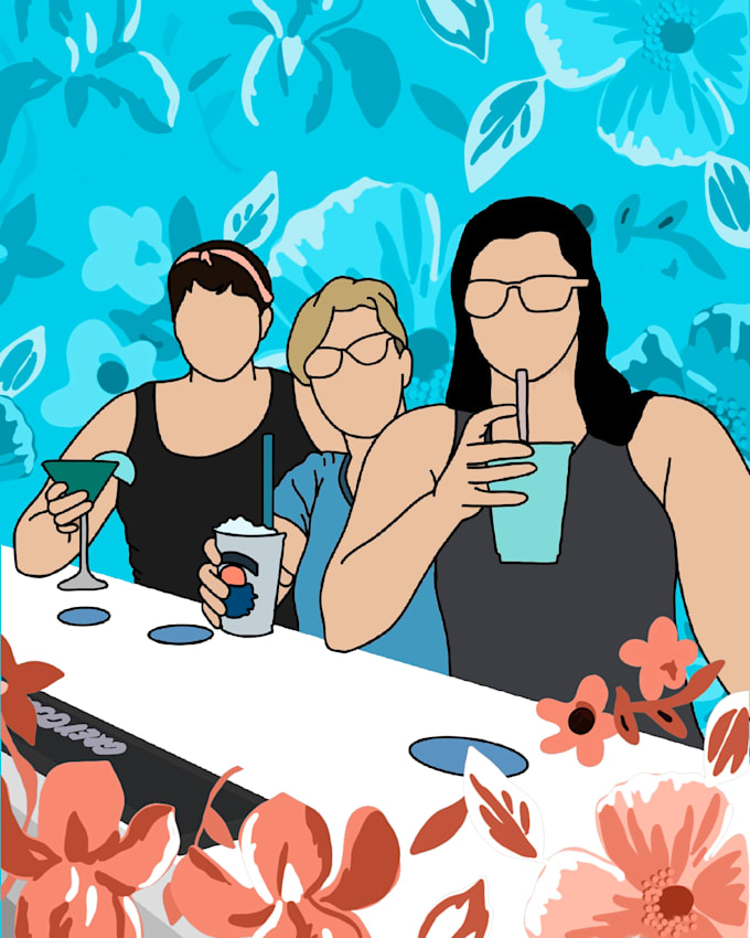 Create a color block illustration of your photo by Alist3wart | Fiverr