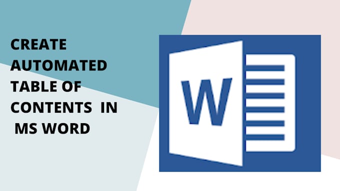 Create A Clickable Table Of Contents In Ms Word Document By