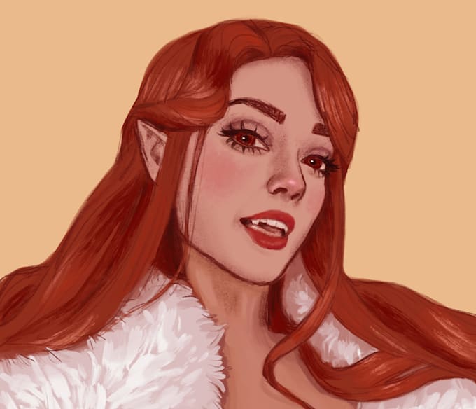 Create a semi realistic portrait by Mystys_art | Fiverr