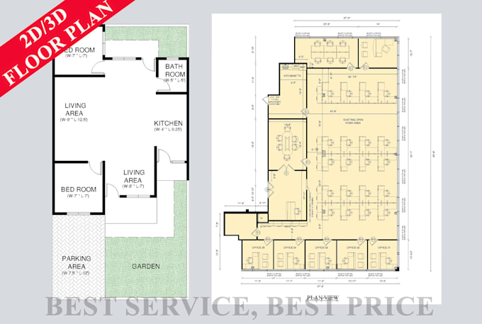 Redraw and rendering 2d floor plan for real estate agents by Ami_de ...