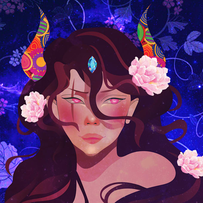 Create a lovely digital mixed media art for you by Shwetharaja | Fiverr