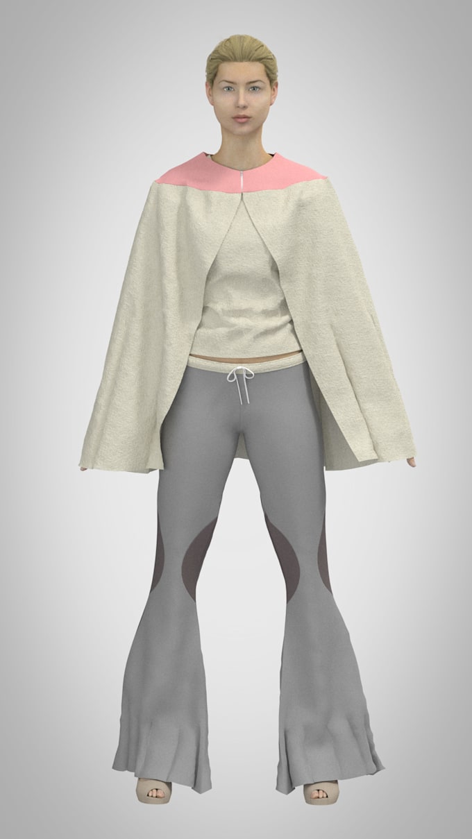 Make 3d garment design with clo3d, marvelous designer by Ttatev | Fiverr