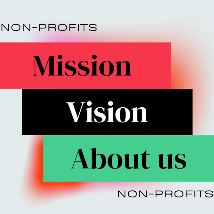 Create your nonprofit mission and vision statement by Lujain_khalil ...