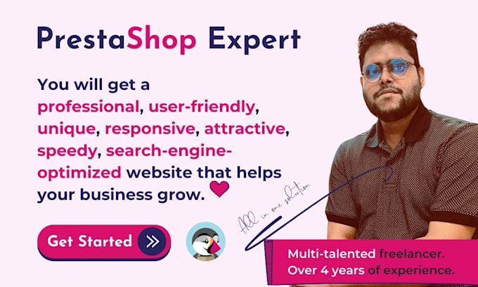 Be your prestashop expert to create seo and speed optimized responsive ...