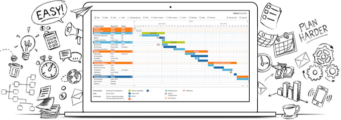 Schedule gantt chart wbs ms project primavera projectlibre by Awais_javed41 | Fiverr