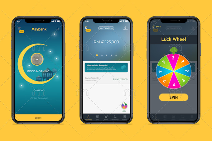 Design app prototype, mobile ui ux for mobile app design in adobe xd by ...