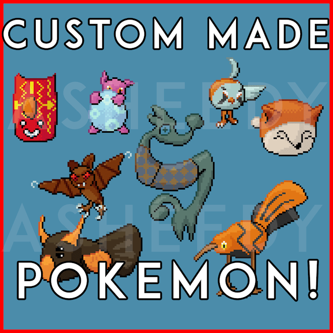 Create a custom pokemon by Asheedy_ | Fiverr
