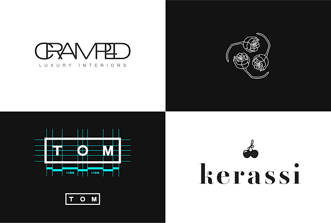 Design a minimalist, high end logo for you by Tomtheface | Fiverr