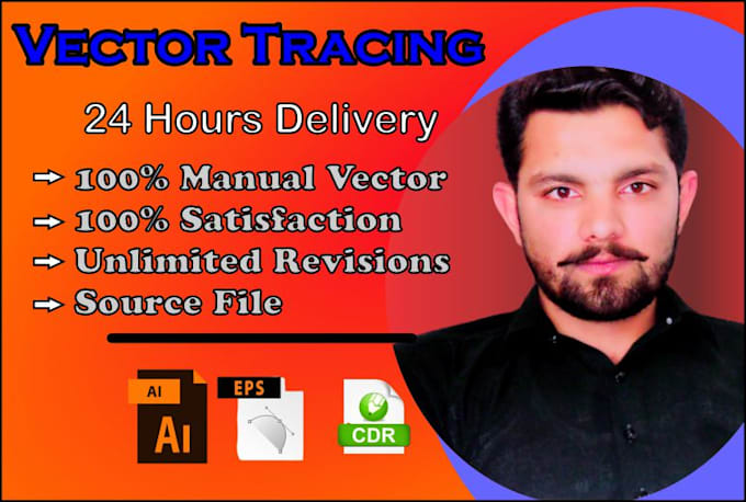 Be vector tracer, redraw logo, image to vector ai, eps, svg by ...