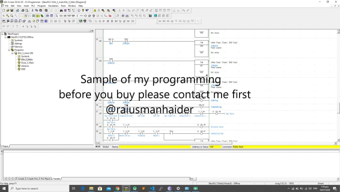 Do plc programming scada hmi configuration by Raiusmanhaider | Fiverr