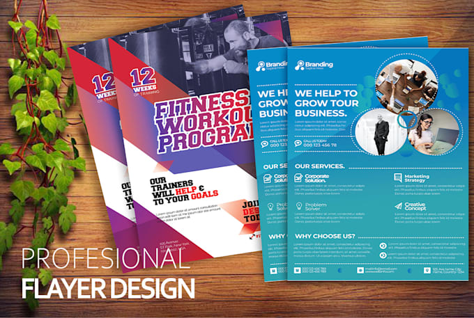 Design any modern flayer, catalog and print design in 24 hours by ...