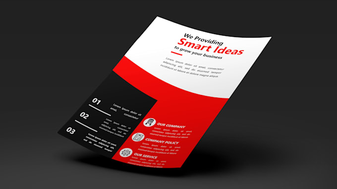Design a one page minimalist flyer by Arifulislam8 | Fiverr