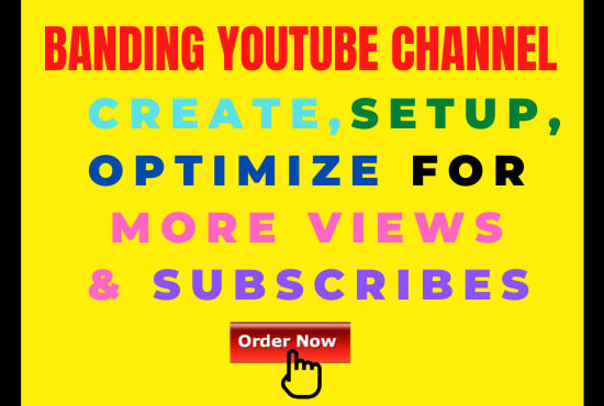 Create, setup and optimize yt channel , logo, banner, intro by ...
