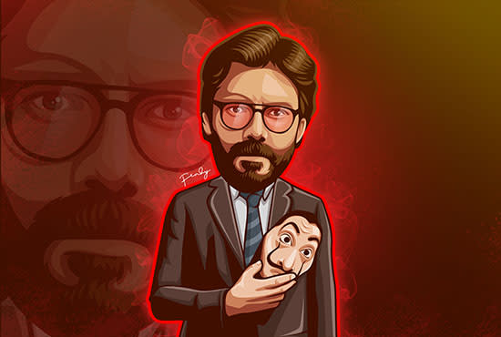 Create custom cartoon caricatures from your photos by Monicasiltias ...