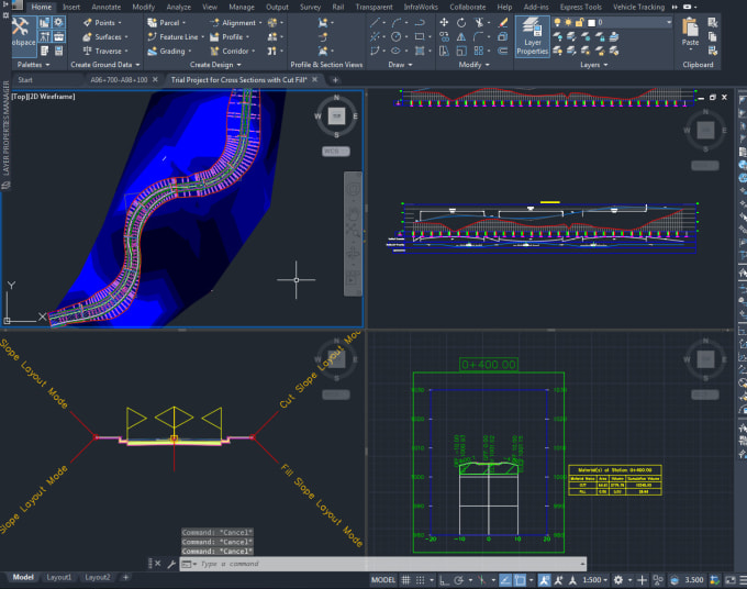 how to draw profile in civil 3d