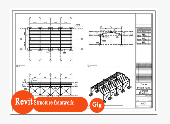 Do revit structure framworks by Armkhalidkhan | Fiverr