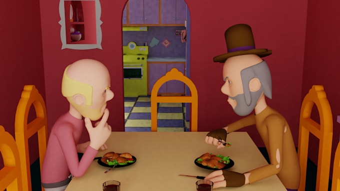 Animate 3d characters with blocking technique by Ebolamonkey | Fiverr