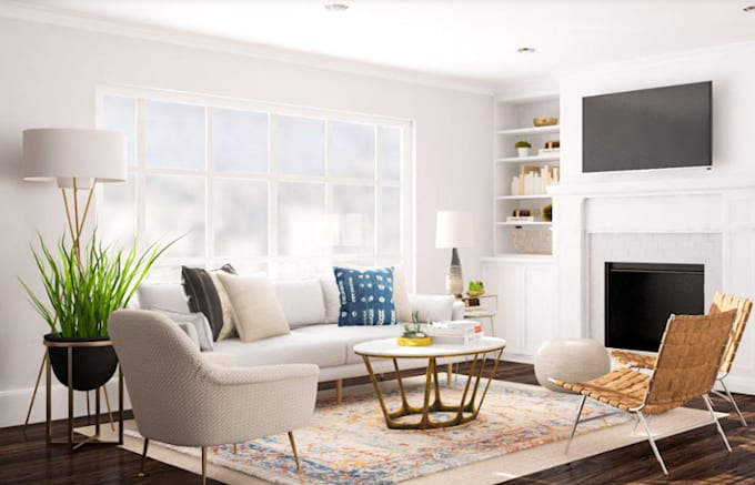 Interior design , decor, 3d rhino by Pixies7789 | Fiverr