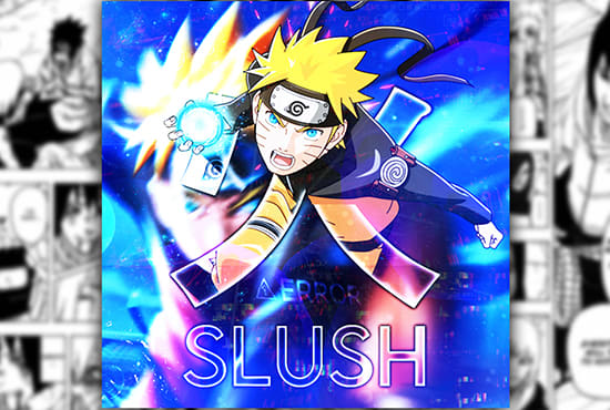 Make a pop out manga logo from your favorite character by Minsbe | Fiverr