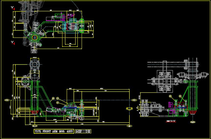 Make 2d assembly and part shop drawings by Birdzdugo | Fiverr