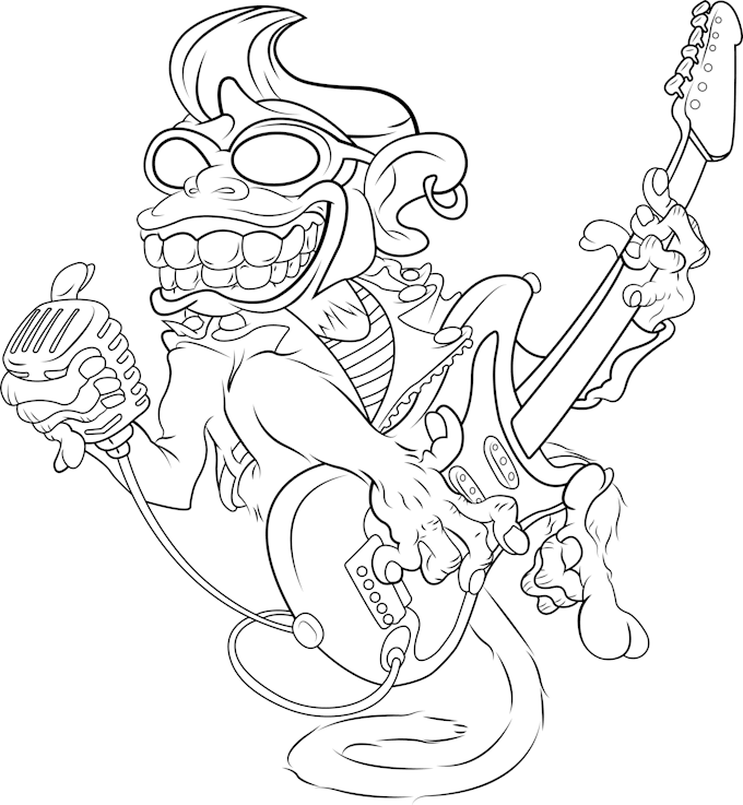 Illustrate a 2d cartoon caracter by Soypill | Fiverr